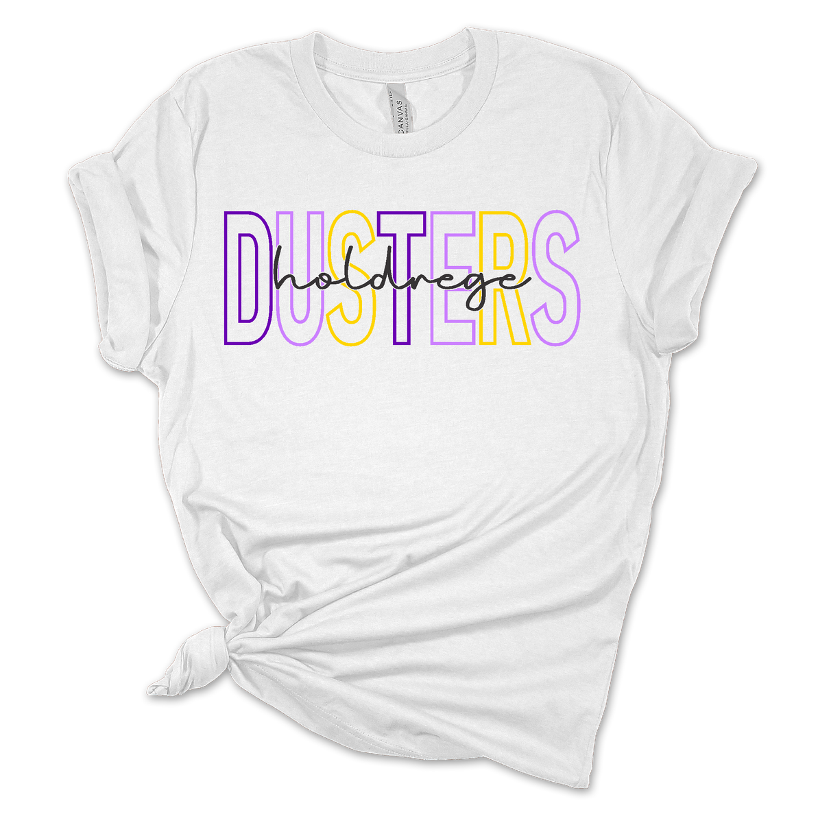 Holdrege Dusters (bold and cursive design) T-Shirt – Pretty and ...