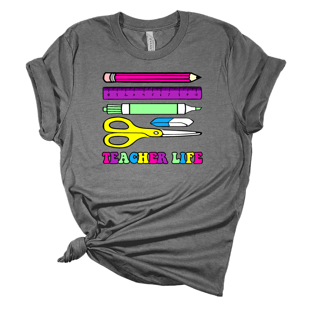 Colorful Teacher Life Shirt – Pretty and Fabulous Boutique