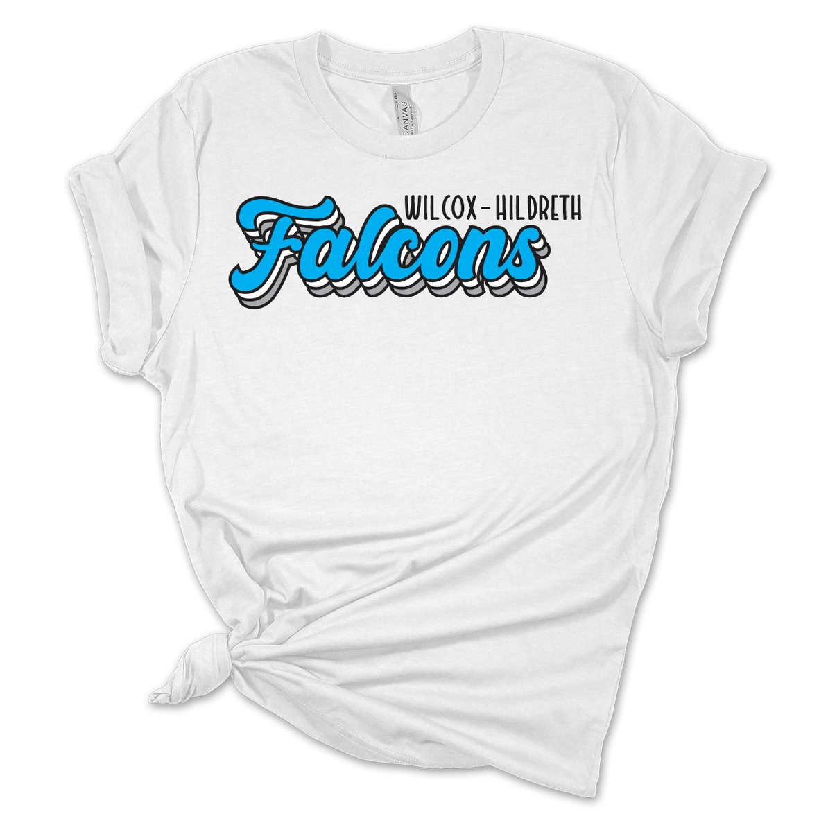 Wilcox-Hildreth Falcons Groovy Script T-Shirt – Pretty and Fabulous ...
